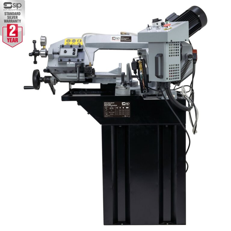 SIP 01526 10" Vari-Speed Swivel Head Metal Bandsaw 230volt 13amp ...