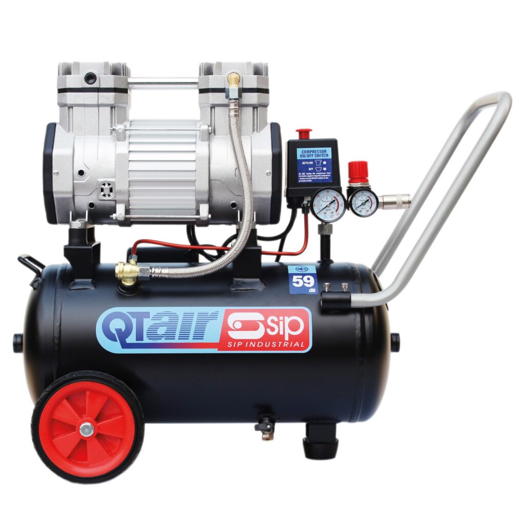 SIP 05493 QT DD 3.0hp 50ltr Ultra Low Noise 4-Pole Oil Free Compressor ...