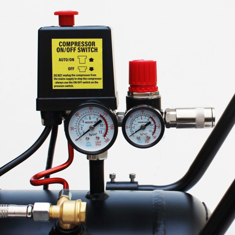 SIP 05480 50 Ltr Low Noise 2-Pole Oil Free Direct Drive Compressor 3 hp ...