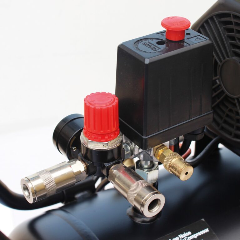 SIP 05480 50 Ltr Low Noise 2-Pole Oil Free Direct Drive Compressor 3 hp ...
