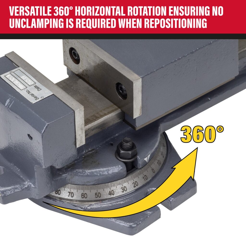 SIP 01728 4" Swivel Machine Vice - Kendal Tools & Machinery