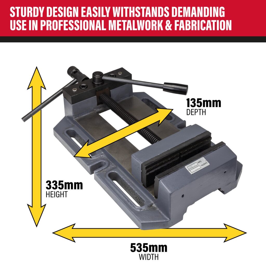 SIP 01731 10" Quick Lock Machine Vice - Kendal Tools & Machinery